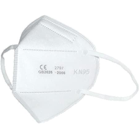 masques faciaux KN95/FFP2 sans valve (×10) - Dentalet
