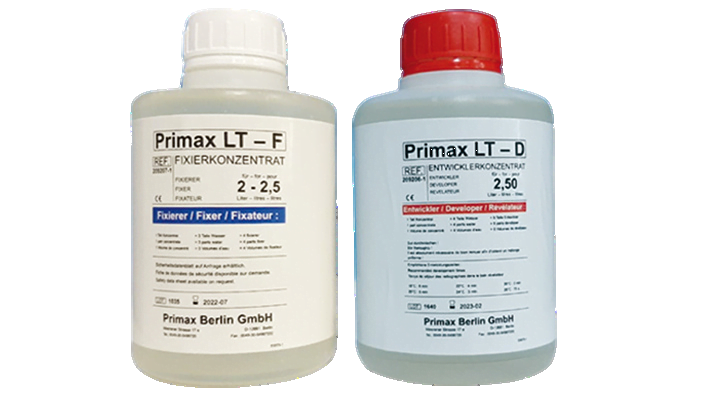 Révélateurs / fixateurs primax lt - d & f : primax - Dentalet
