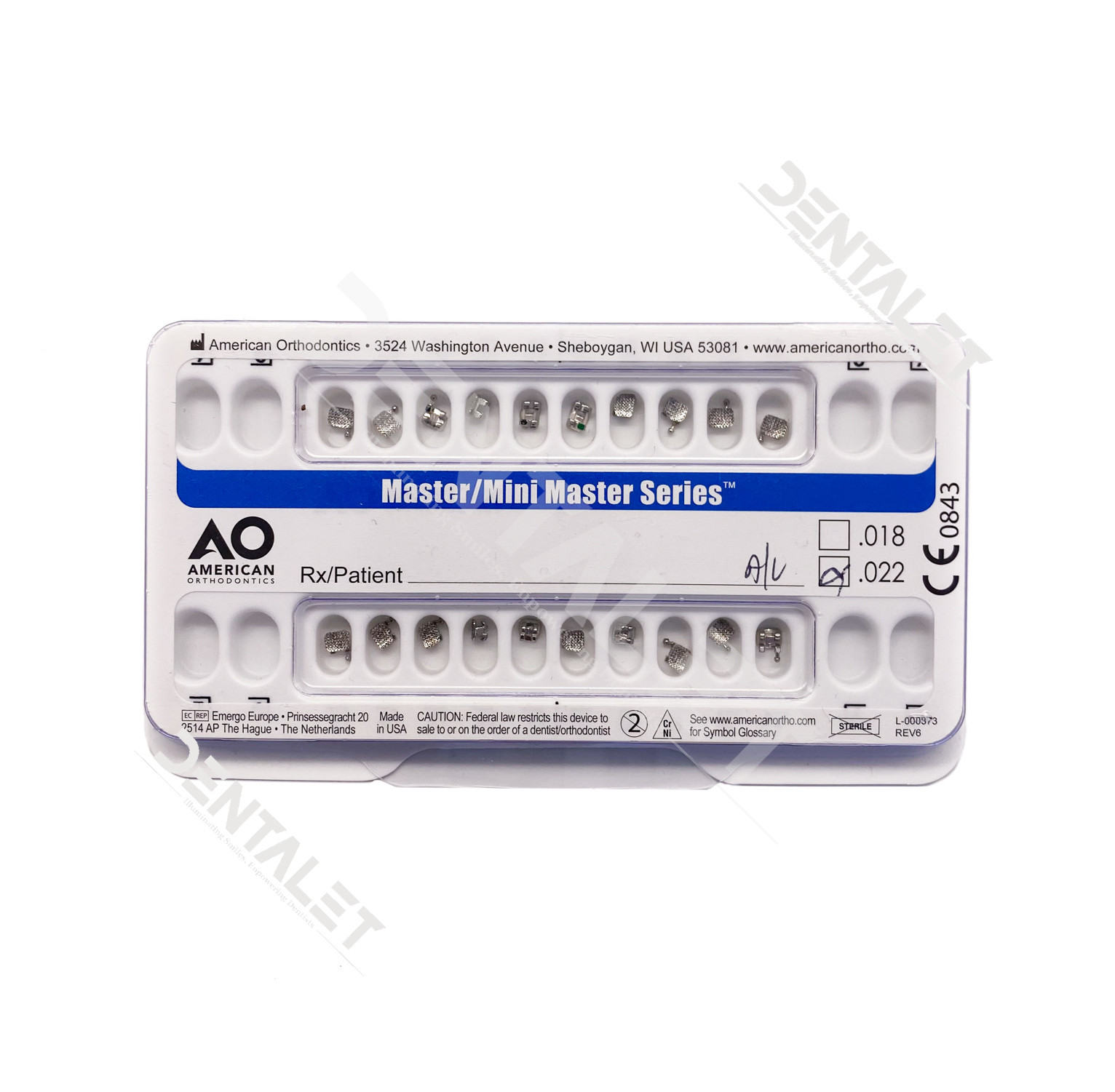 Brackets Conventionnels - Mini master - Dentalet