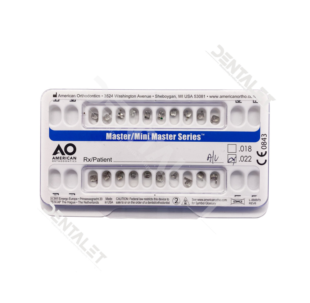 Brackets Conventionnels - Mini master - Dentalet