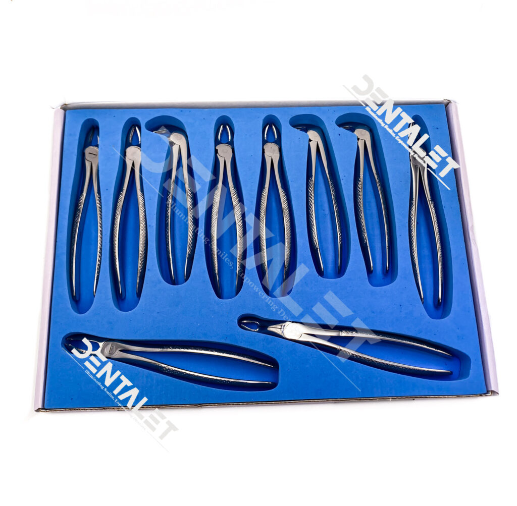 Coffret davier adulte 10 pinces - Dentalet